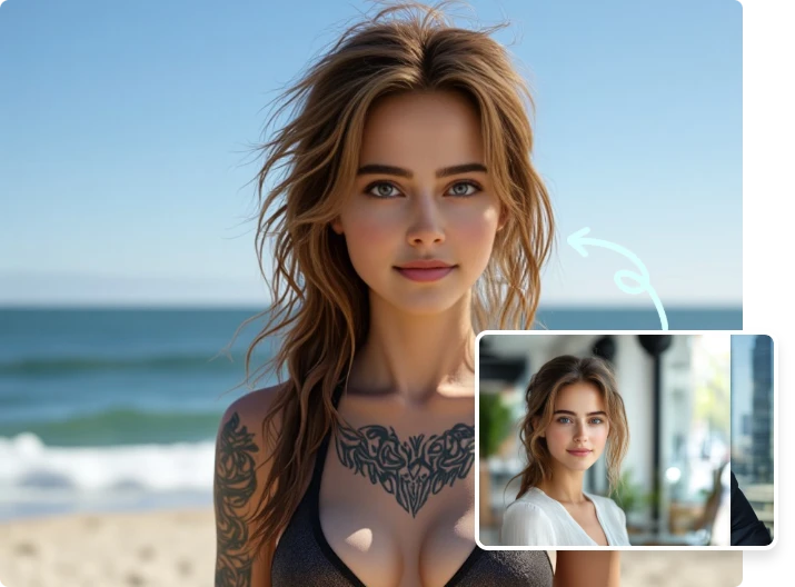 AI Beach Walk Generator | Create Stunning Beach Photos with AI