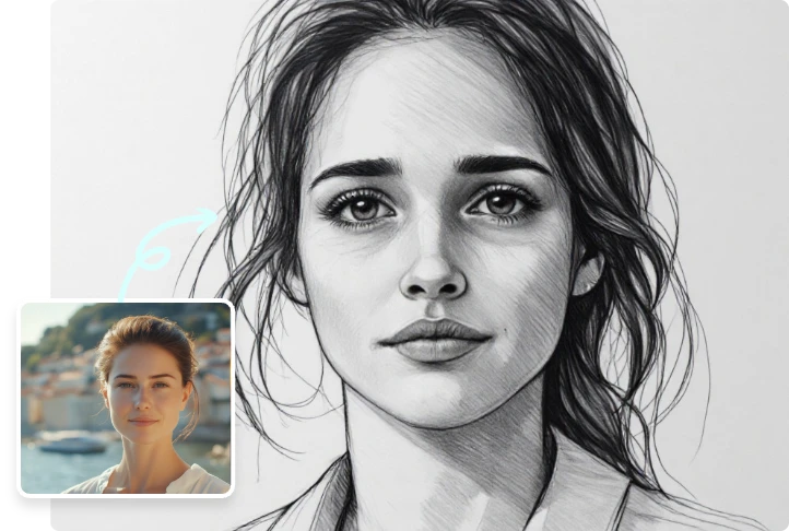 Foto tot lijntekening. Maak van je foto in seconden een prachtige lijntekening