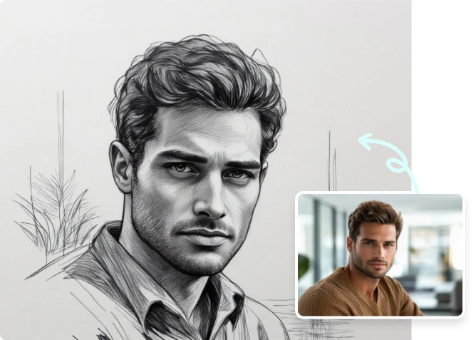 Foto tot lijntekening. Maak van je foto in seconden een prachtige lijntekening