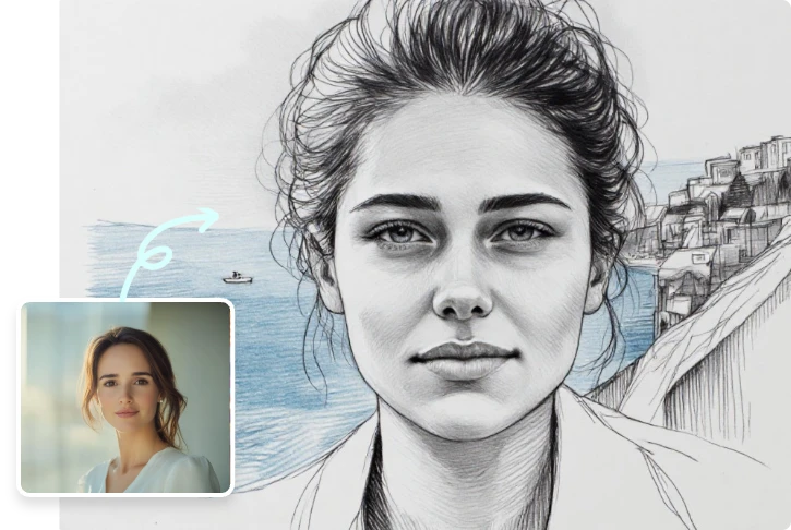 Foto tot lijntekening. Maak van je foto in seconden een prachtige lijntekening