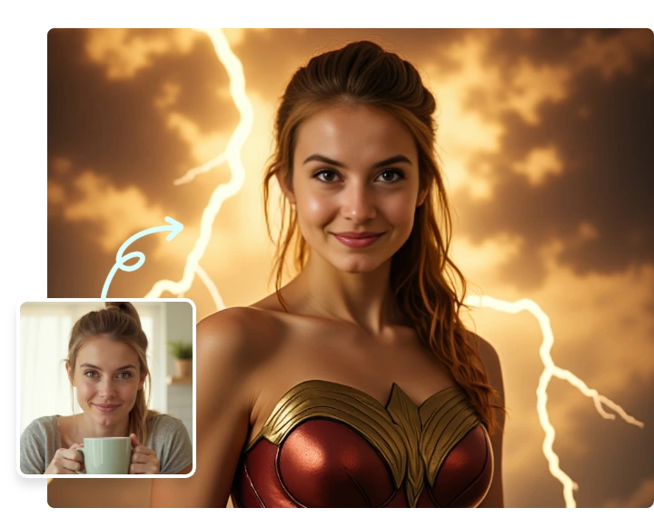 AI Wonder Woman Transformation: Create Stunning AI-Generated Wonder ...