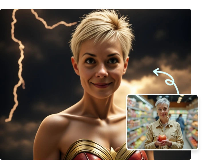 AI Wonder Woman Transformation: Create Stunning AI-Generated Wonder ...