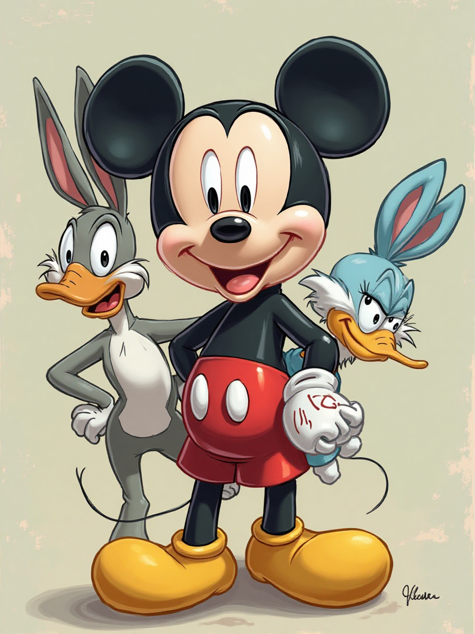 Descripción general de los personajes famosos de dibujos animados